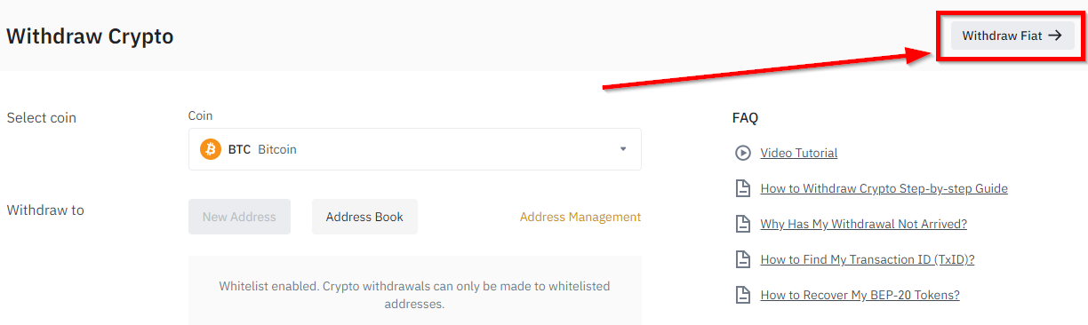 How to Withdraw from Binance | Crypto & Fiat Money Transfers Guide