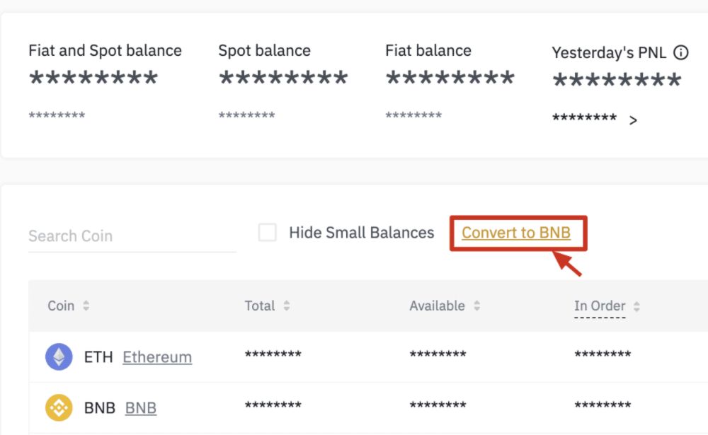 How to Convert Small Balance to BNB on Binance | 4 Simple Steps