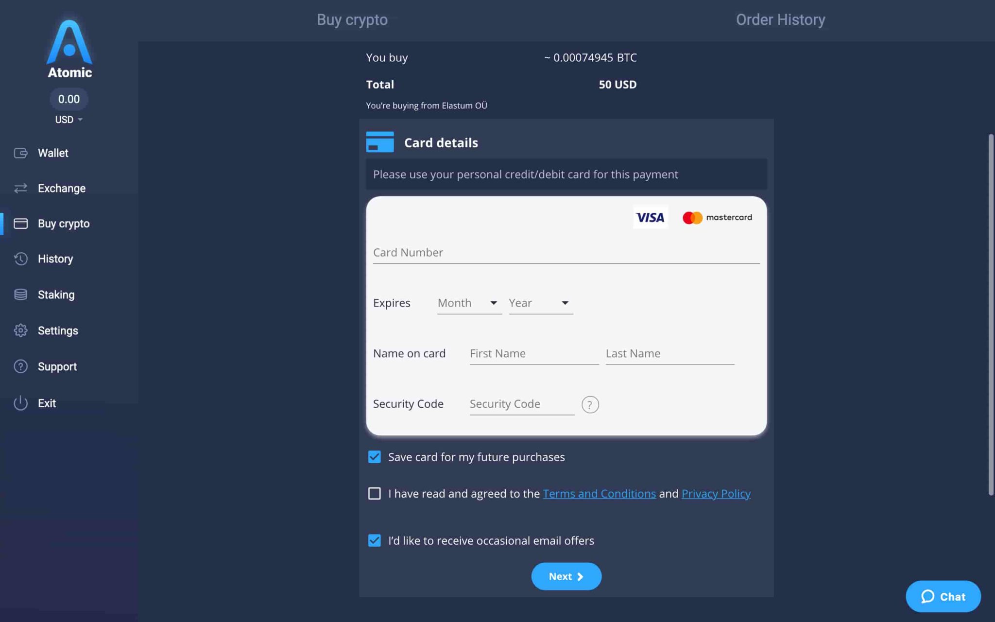 How to Buy Crypto via Atomic Wallet [2025] | Step-by-Step | Finbold