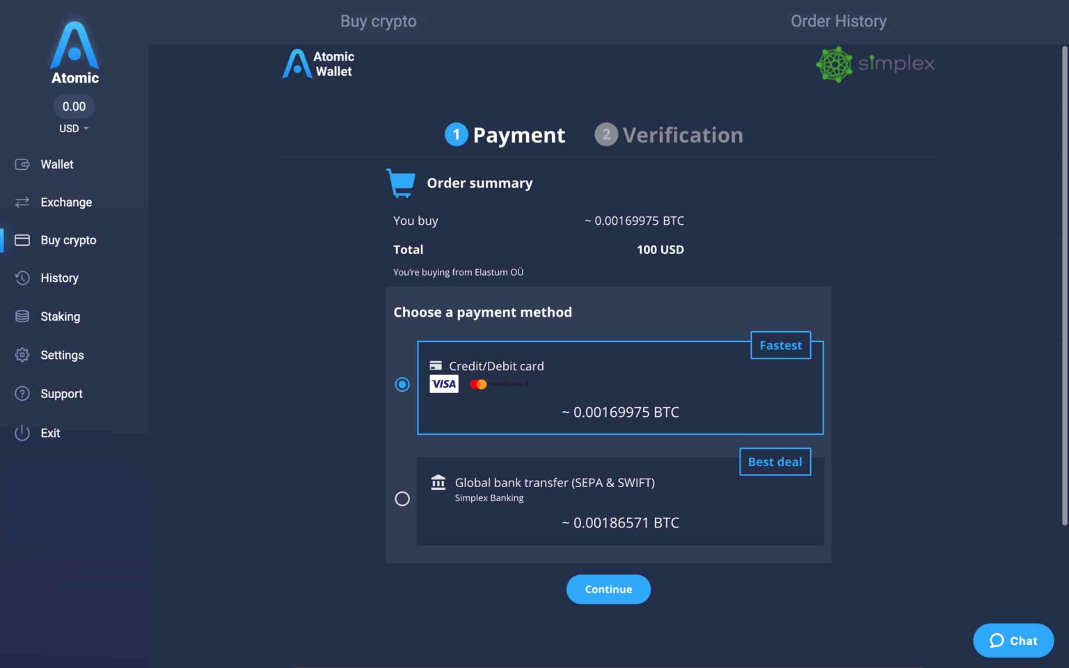 How to Buy Crypto via Atomic Wallet [2025] | Step-by-Step | Finbold