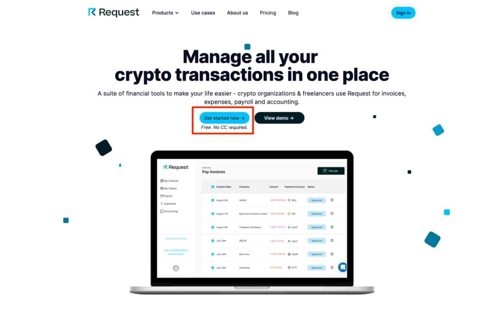Request Finance Review [2025] | Crypto Invoicing & Accounting