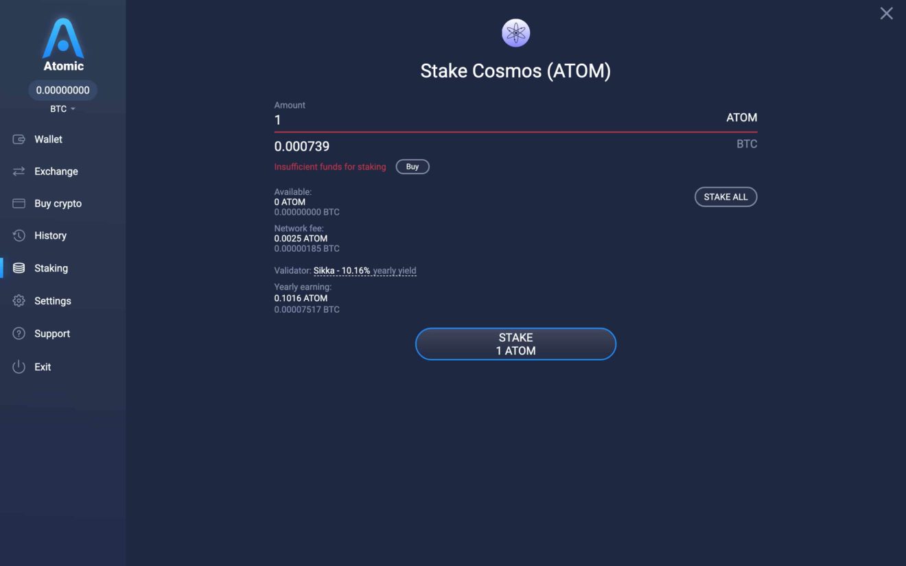 How to Stake Crypto on Atomic Wallet [2025] | Step-by-Step | Finbold