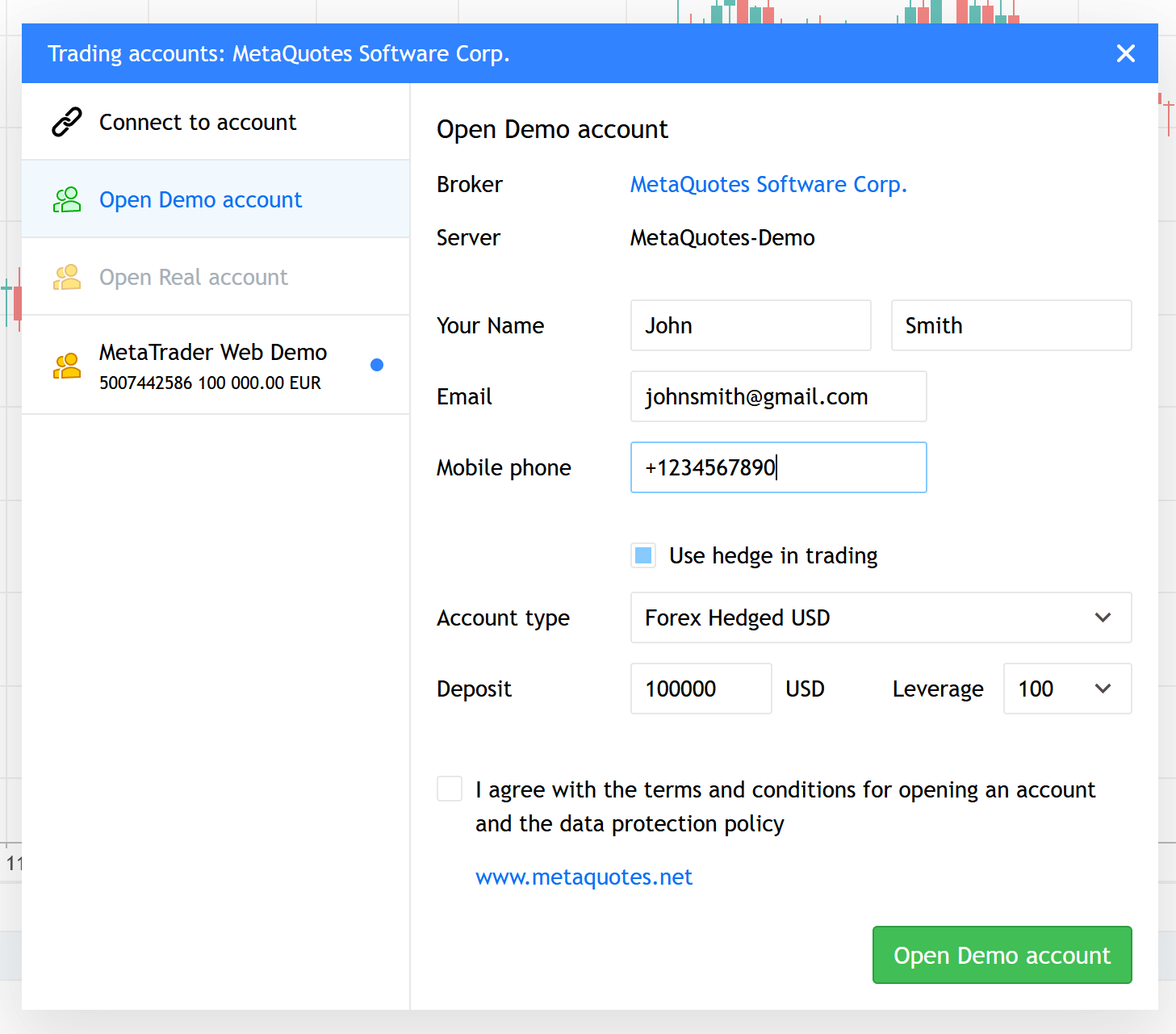 MetaTrader 5 Web Terminal | Trade Stocks from Any Browser