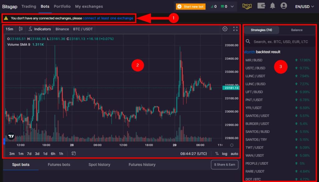 How to Launch a Crypto Bot in 3 Clicks with Bitsgap | Step-By-Step ...