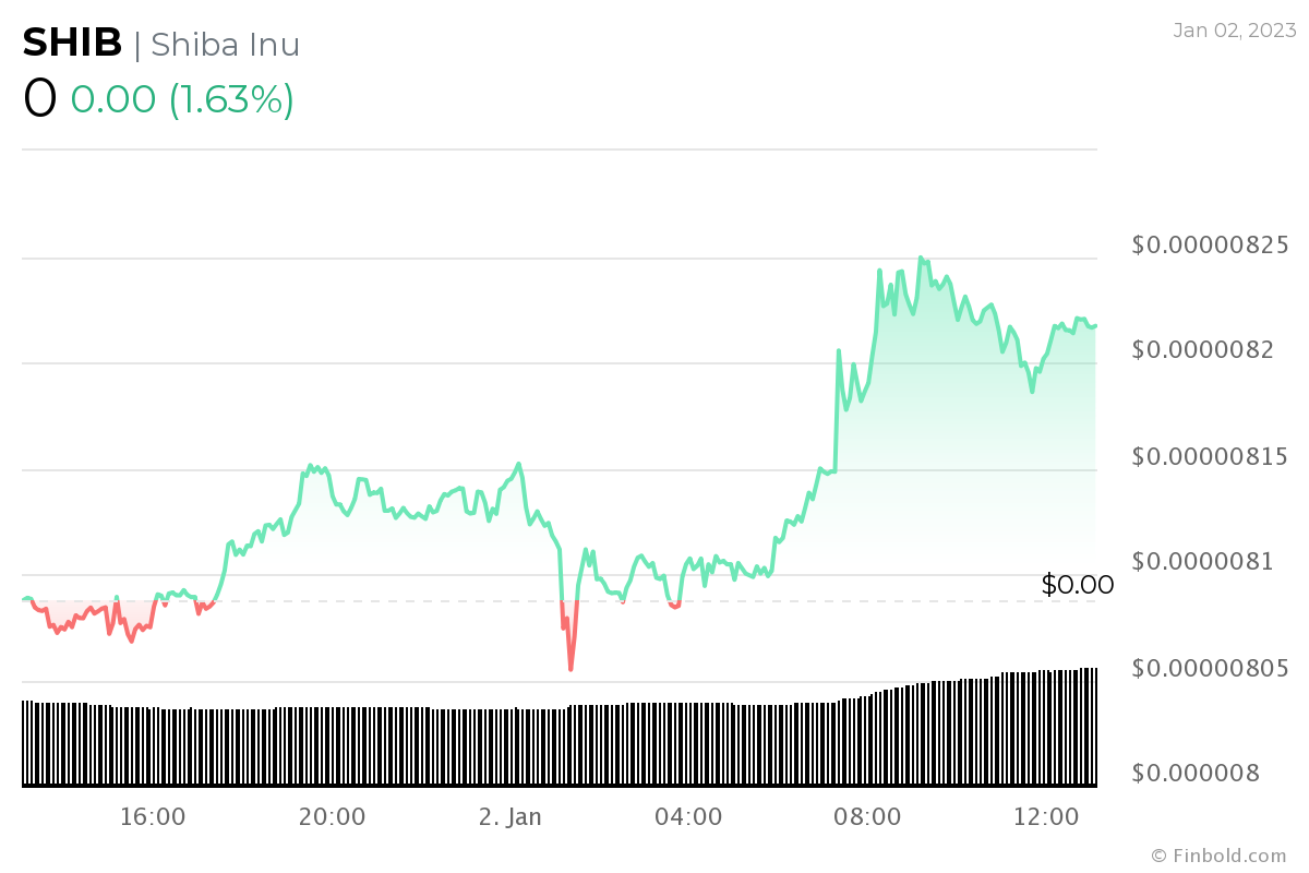 Machine learning algorithm sets SHIB price for January 31, 2023