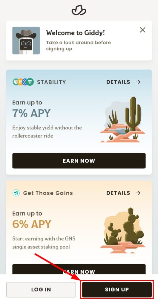 Giddy App Review [2025] | Buy Crypto & Earn Interest