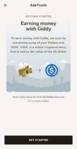 Giddy App Review [2025] | Buy Crypto & Earn Interest