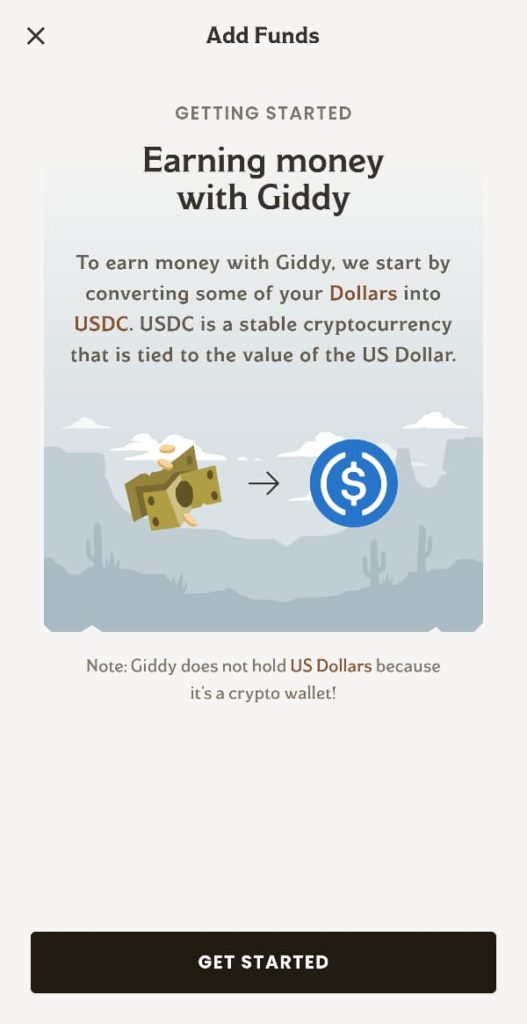 Giddy App Review [2025] | Buy Crypto & Earn Interest