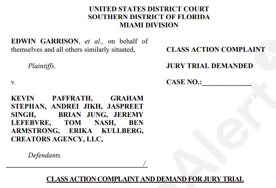 YouTubers who promoted FTX slapped with $1 billion class action