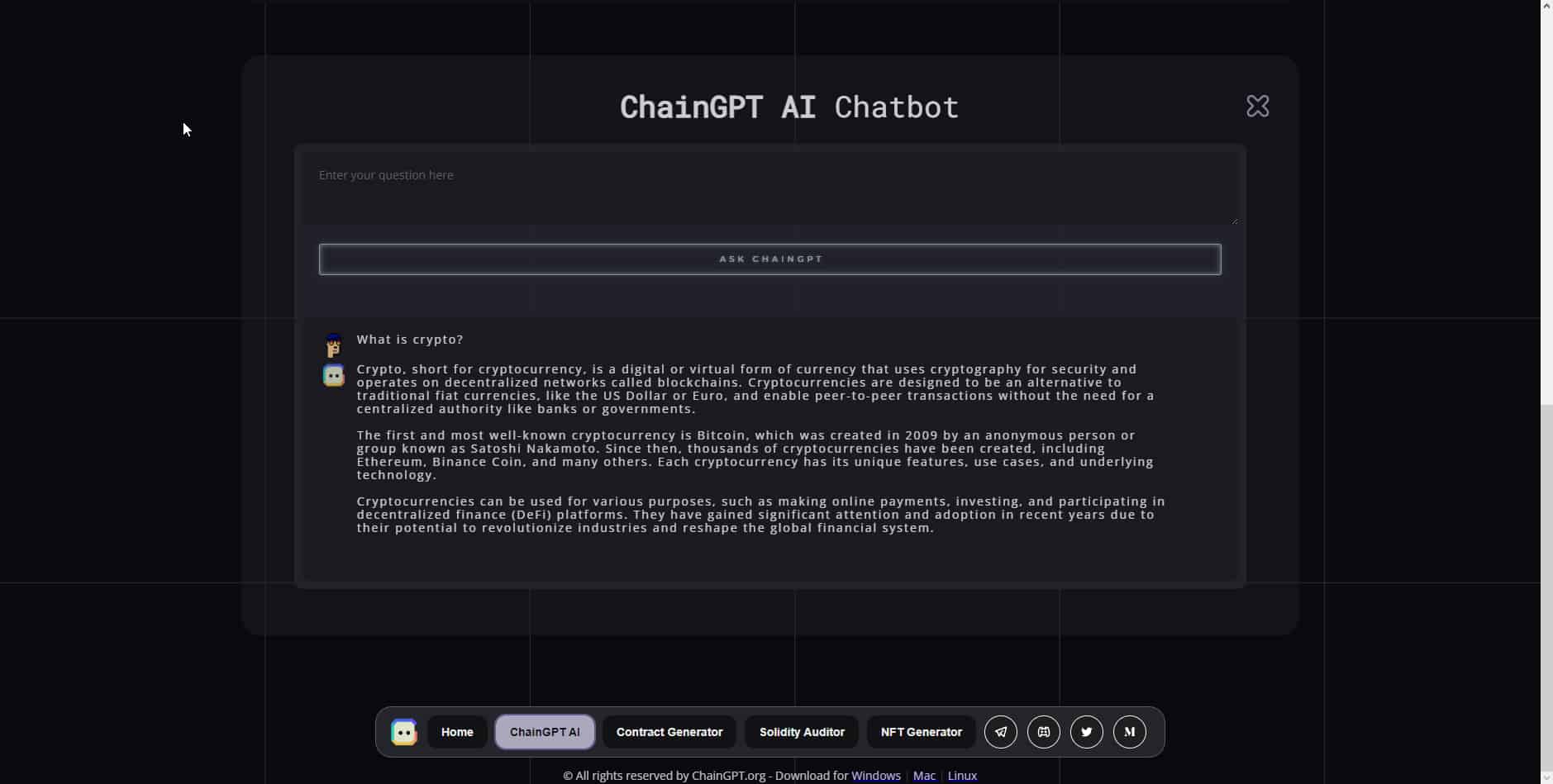 ChainGPT Review [2025] | AI Platform for Crypto & Blockchain
