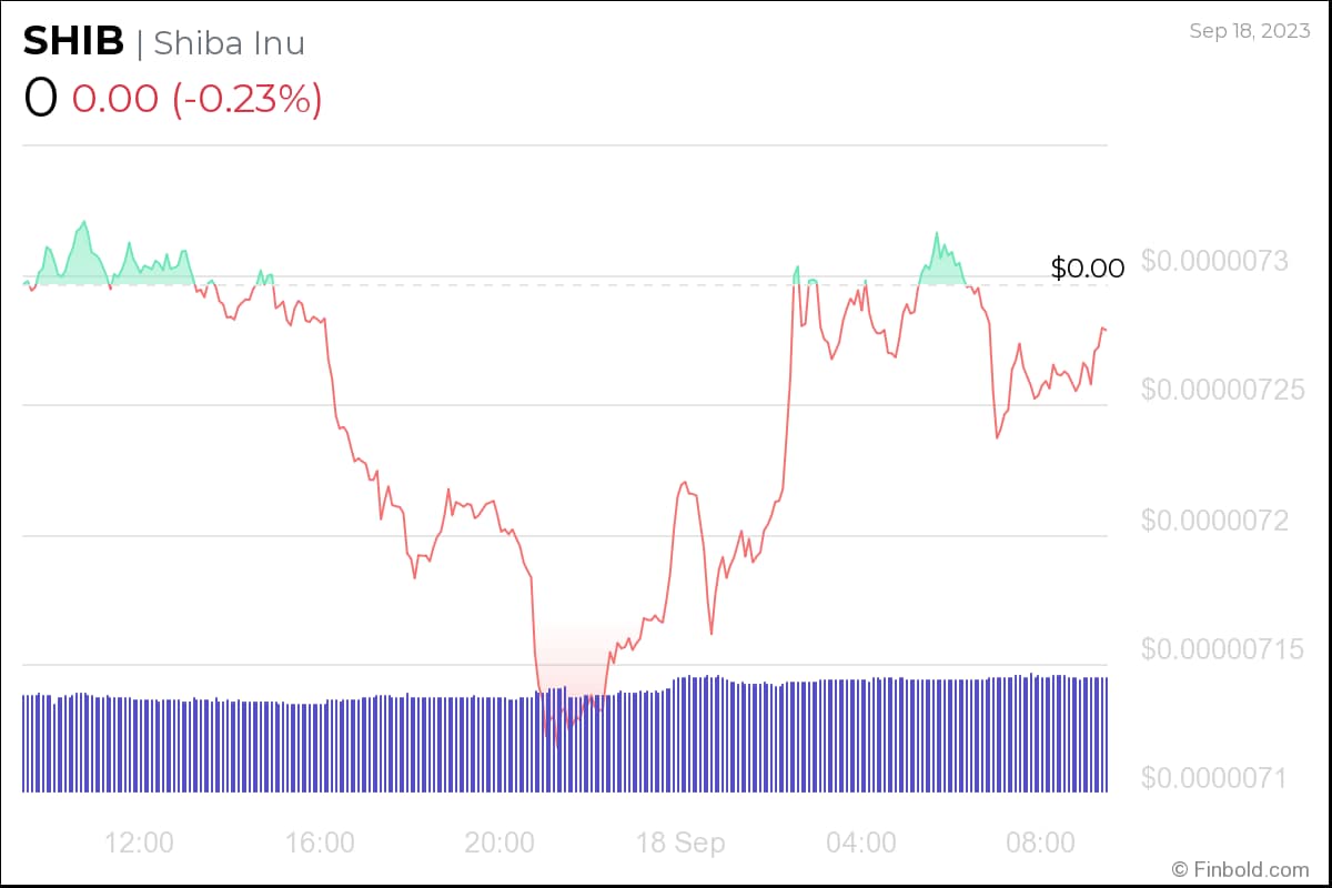 Machine learning algorithm sets SHIB price for October 1, 2023