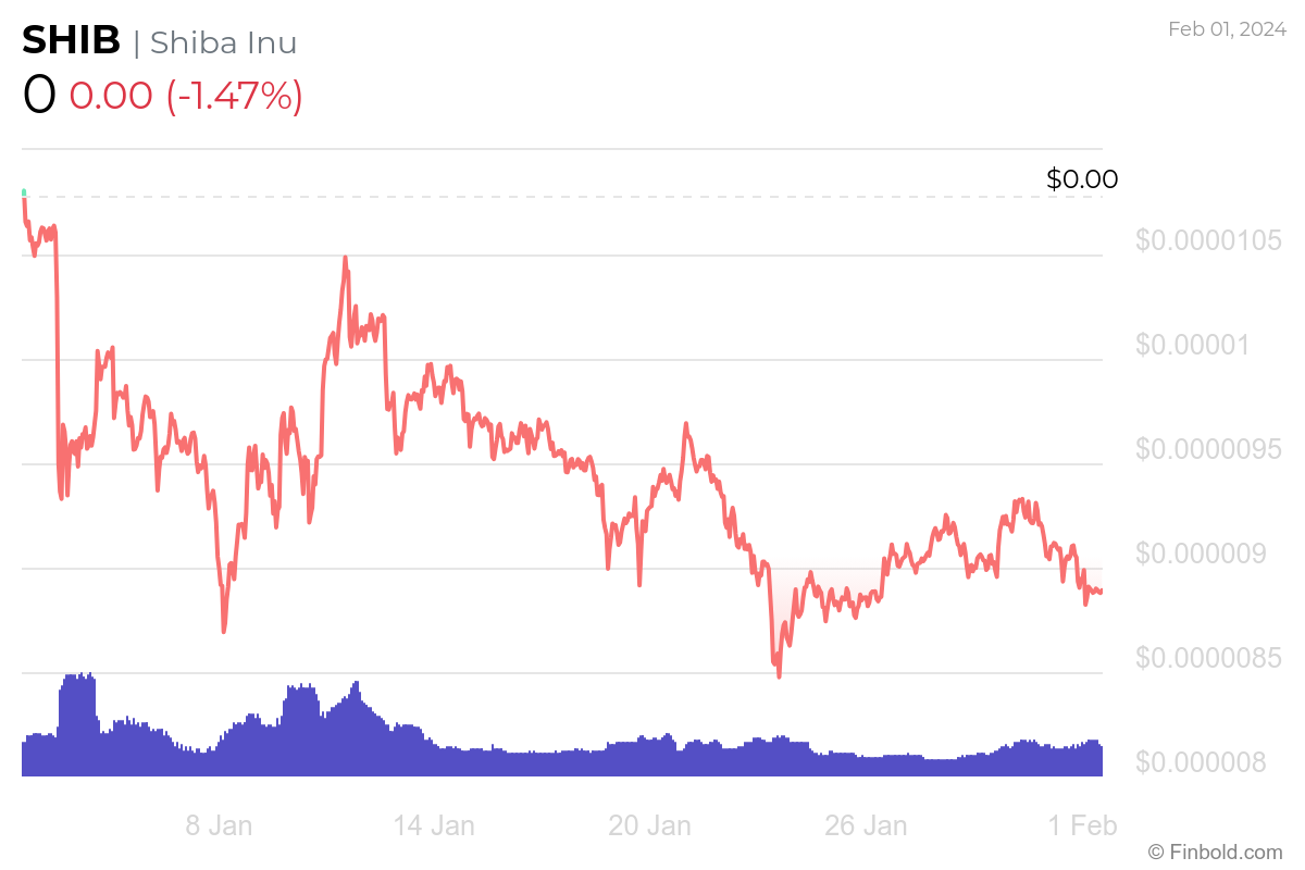 Machine learning algorithm sets SHIB price for February 29, 2024