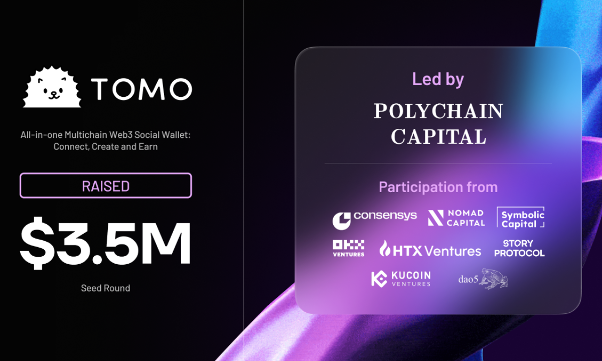Tomo Raises $3.5 Million in Seed Funding Led by Polychain Capital, Announces Tomoji Launchpad ...
