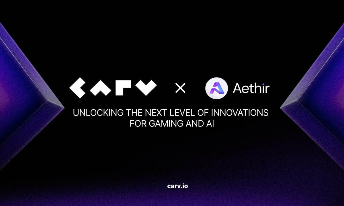 CARV and Aethir Partner to Power Next-Gen Gaming and AI, Offering Reciprocal Rewards Between ...