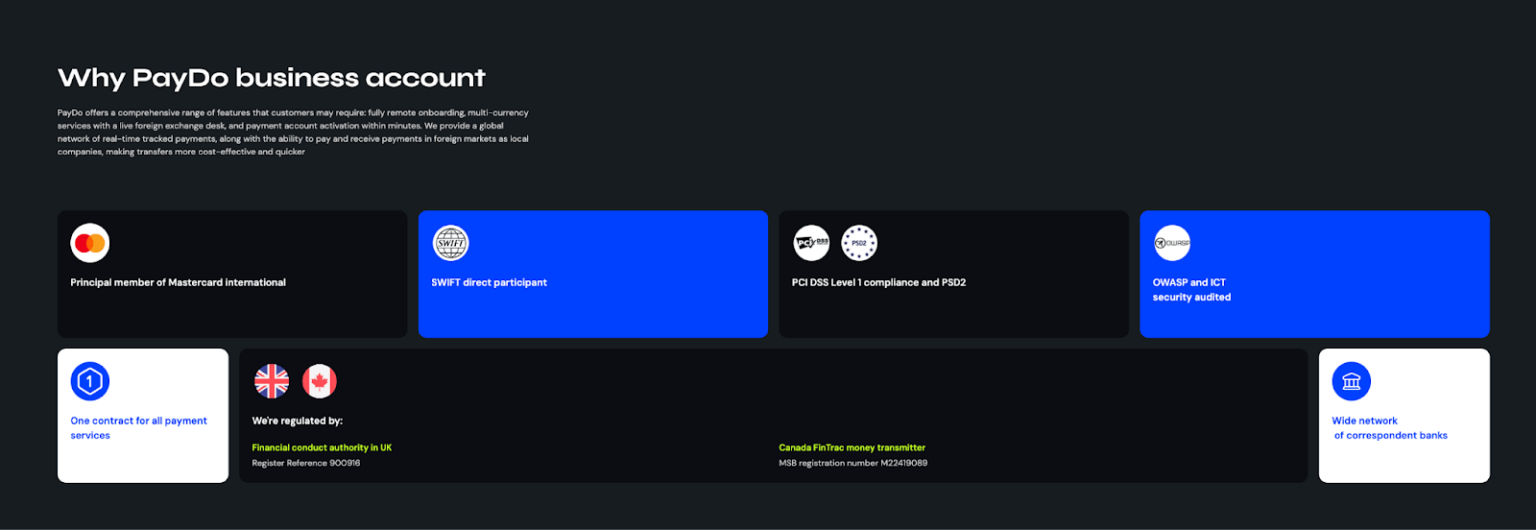 PayDo Review [2025] | Multicurrency Business Account | Features, Pros ...