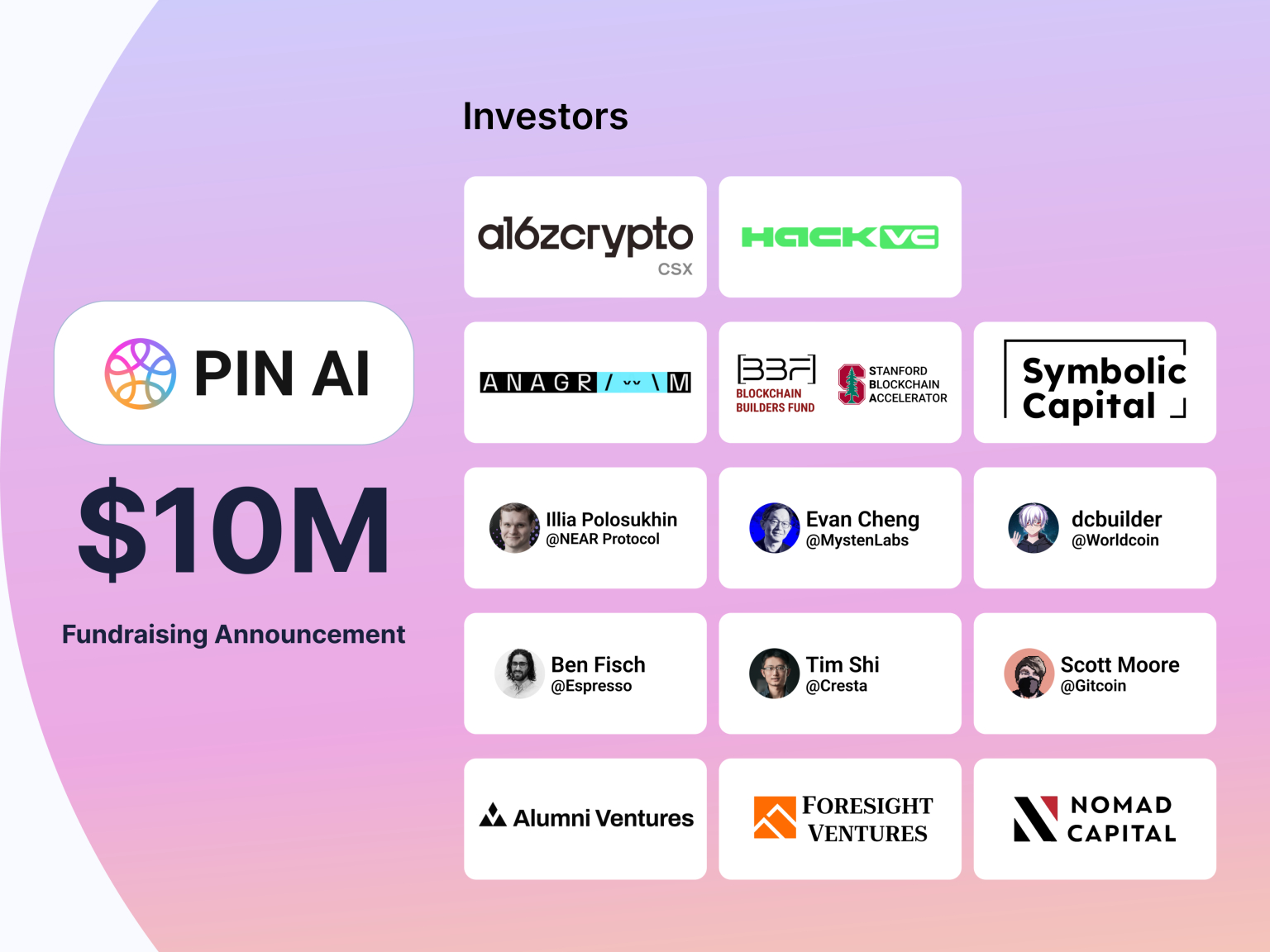 PIN AI secures $10M from a16z CSX, Hack VC, and All-Star angels to launch open platform for ...