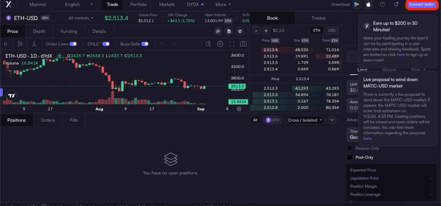 dYdX Review [2025] | Decentralized Perpetuals Trading With Leverage