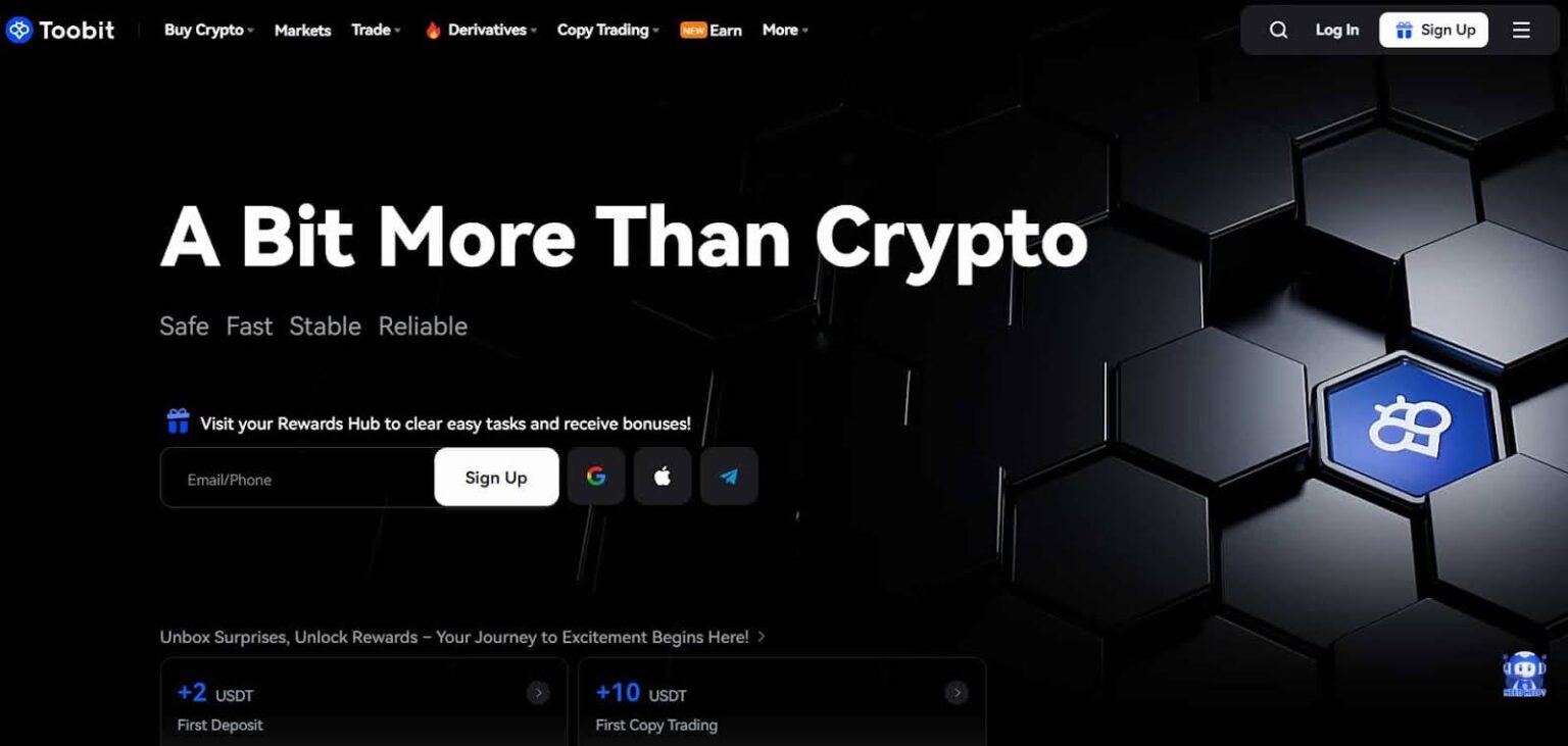 Toobit Review [2025] | Cryptocurrency Trading