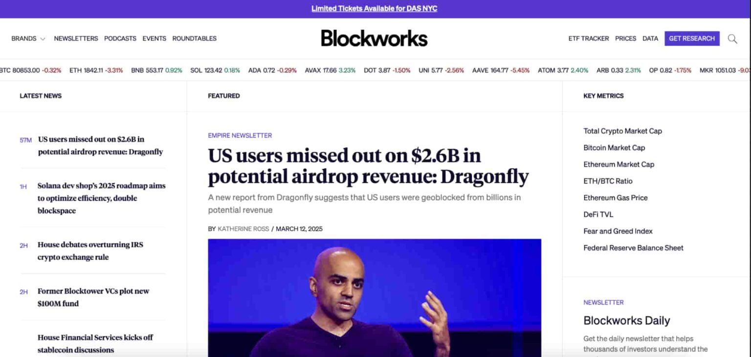 10 Best Crypto News Websites for 2025