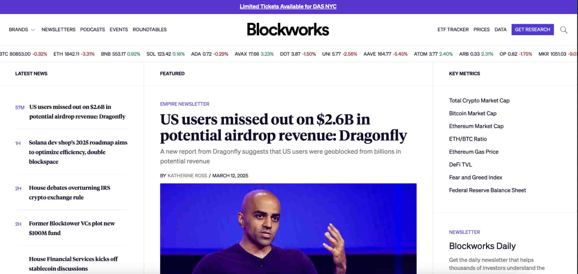 10 Best Crypto News Websites for 2025