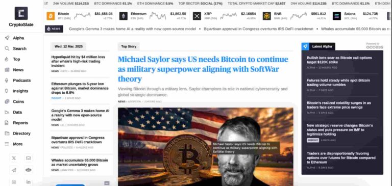 10 Best Crypto News Websites for 2025