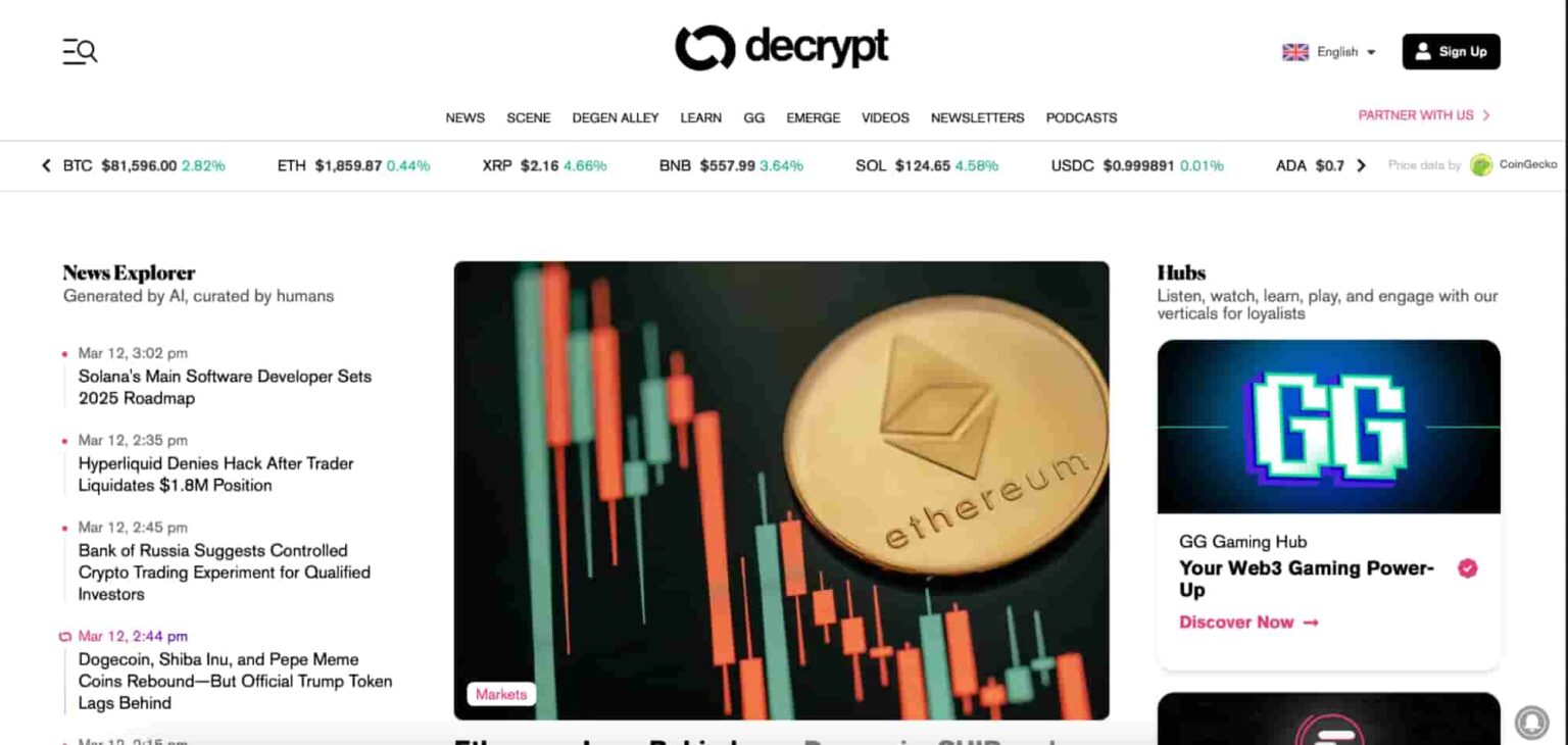 10 Best Crypto News Websites for 2026