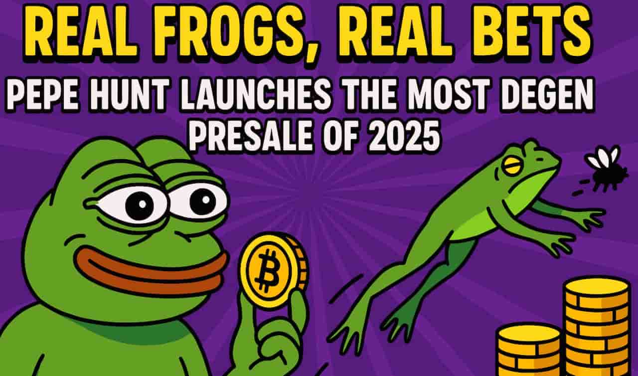 Real Frogs, Real Bets: Pepe Hunt Launches the Most Degen Presale of 2025