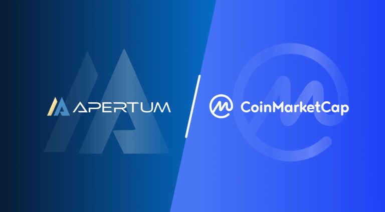 Apertum officially integrated on CoinMarketCap