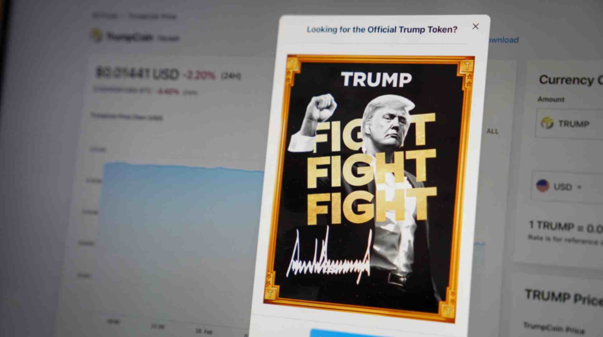 Official Trump token trading volume soars 350% amid WLFI hype