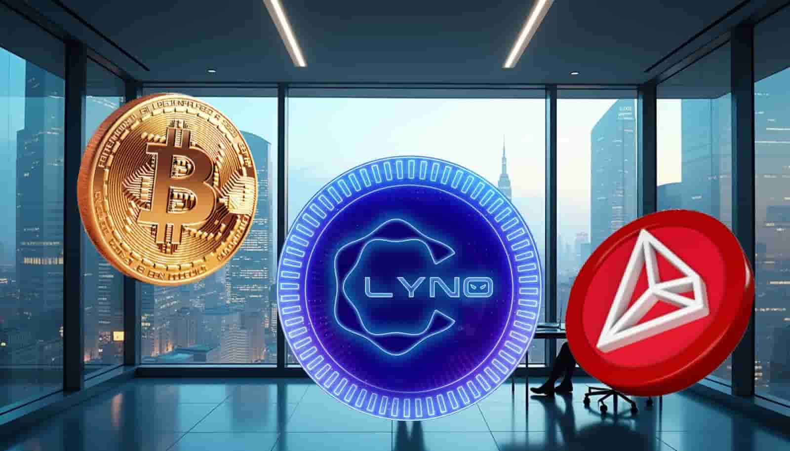 Tron Partners in DeFi Push; Bitcoin Dominance Climbs; Lyno AI Presale Gains Momentum With Whales