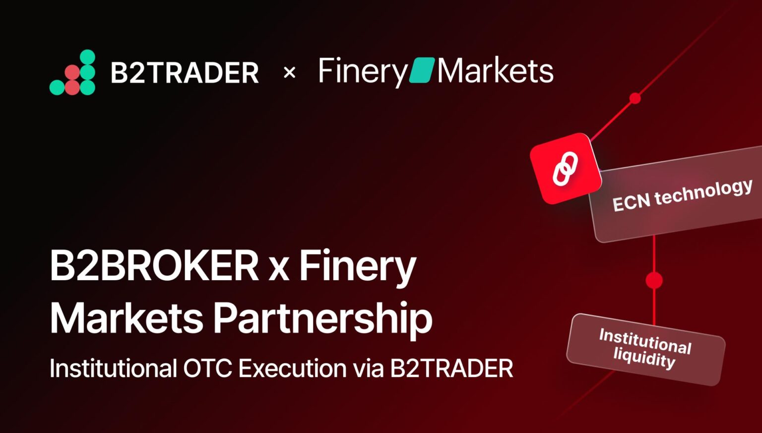 B2BROKER Taps Finery Markets to Power Institutional Crypto OTC on B2TRADER