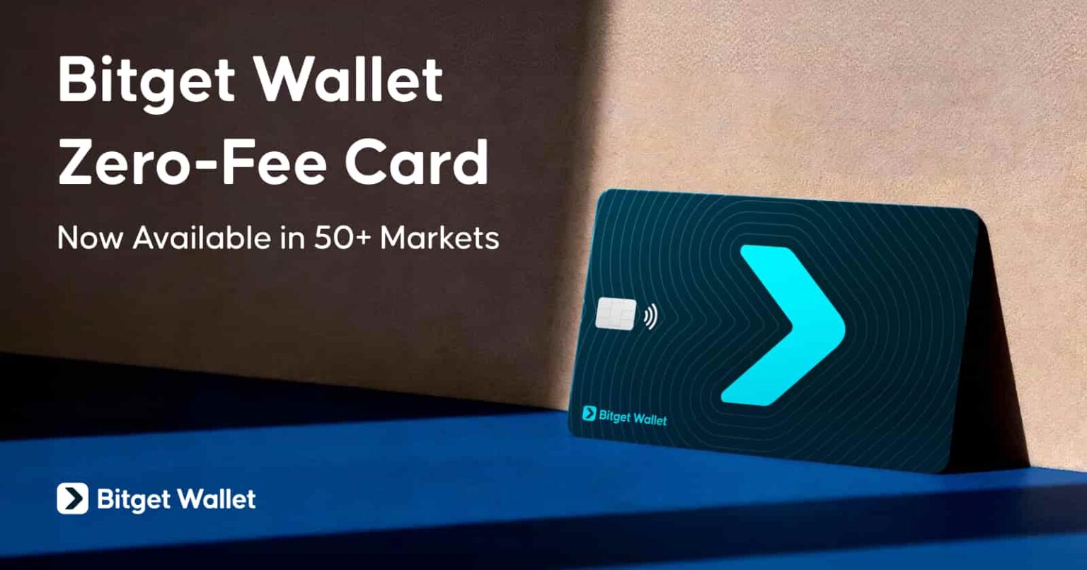 Bitget Wallet launches zero-fee crypto card across 50 markets